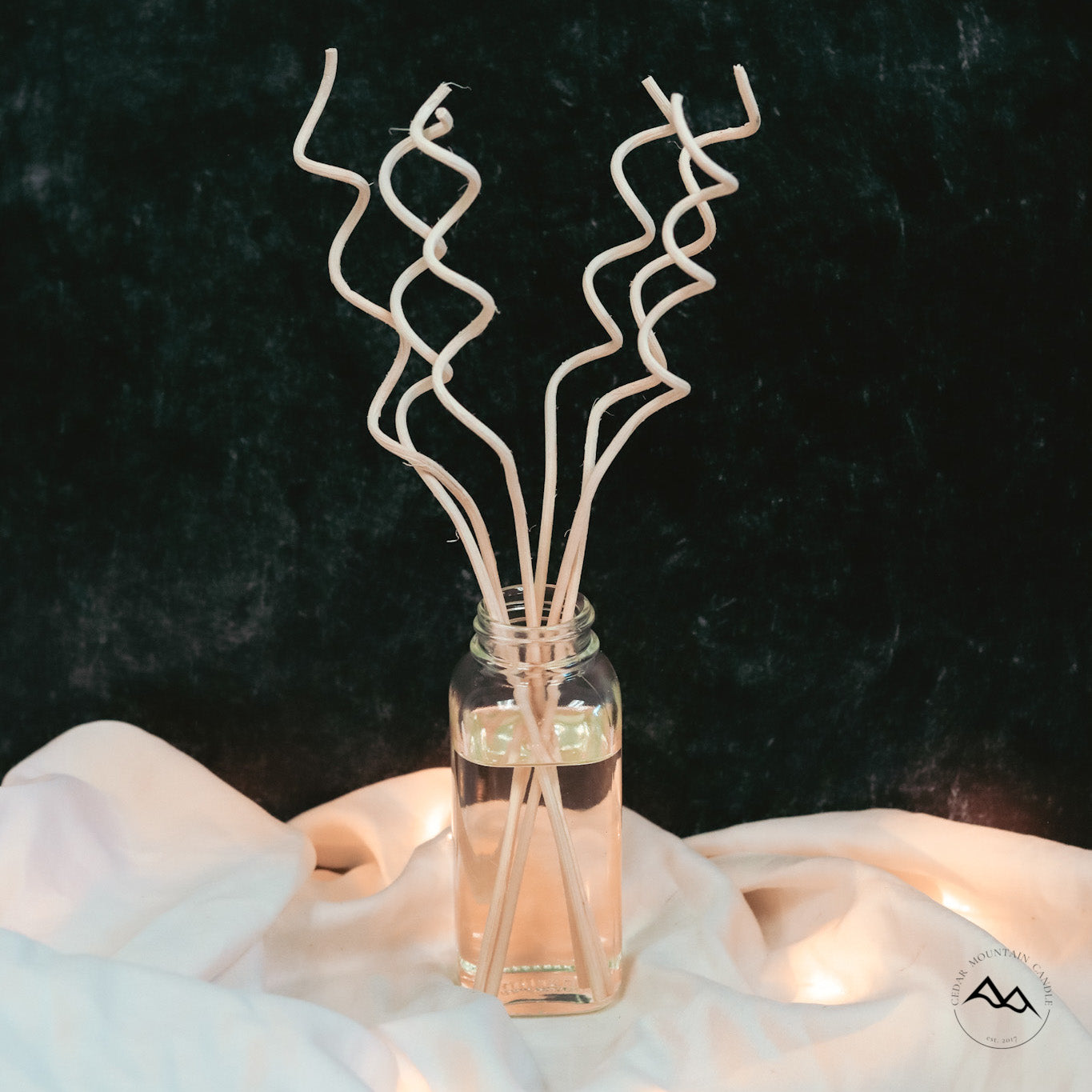 Natural Spiral Reed Diffuser | Cedar Mountain Candle